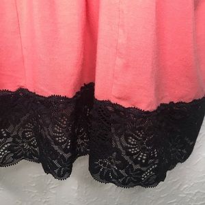 Victoria's Secret | Tops | Victorias Secret Pink Black Bra Lined Tank ...